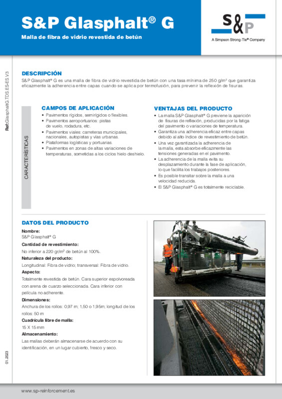 Refuerzo de asfaltos | S&P Clever Reinforcement
